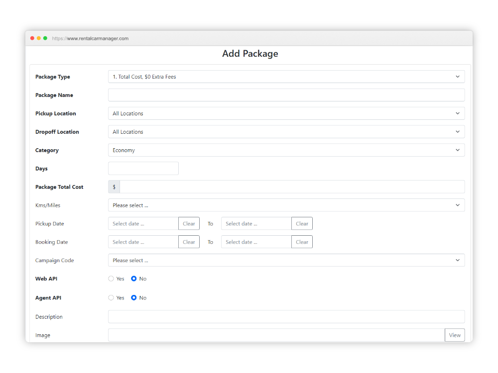 What's New - May 2022 - Packages | Rental Car Manager