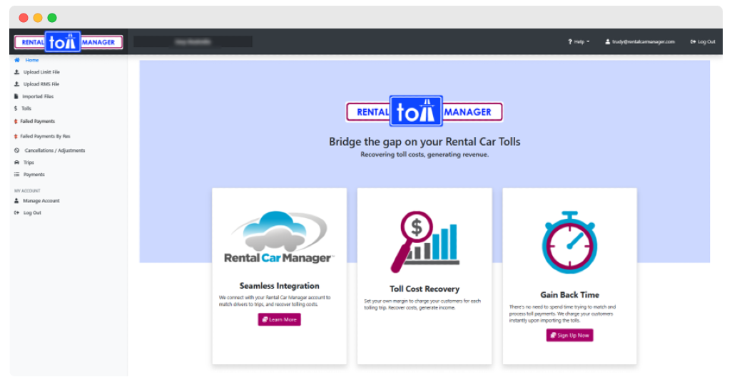 Automated Toll Management for Rental Car Fleets | RCM